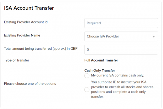 Stocks and Shares ISA Vanguard transfer 去InteractiveBrokers 歷程 – 富貴山莊
